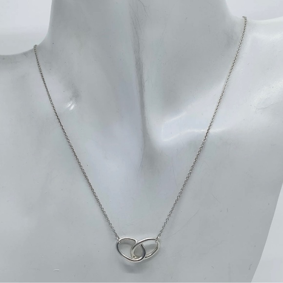 Tiffany & Co. | Jewelry | Tiffany Co Elsa Peretti Double Loop Necklace Sterling Silver 925 ...